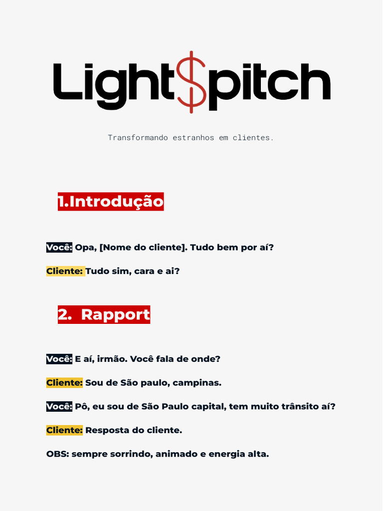 Light Pitch | PDF