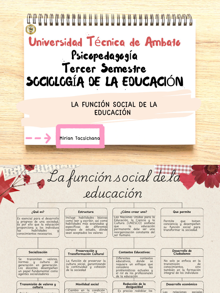 Función Social en La Educación-1 | PDF | Sociedad | Educación en artes ...