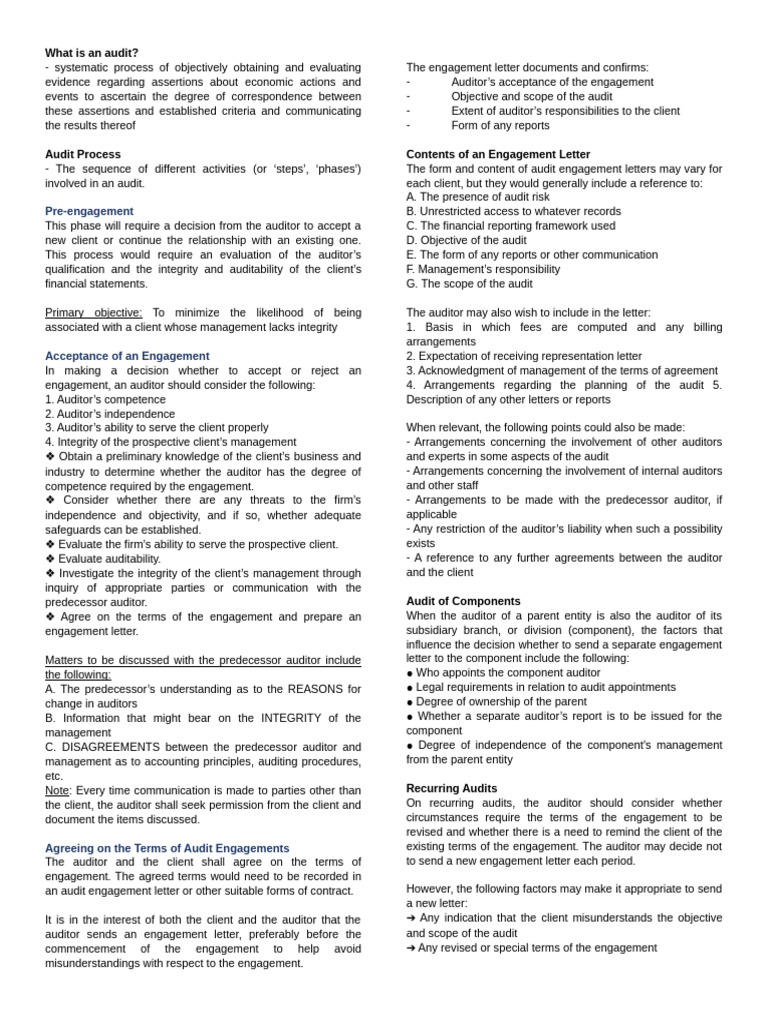 Understanding the Audit Process Steps | PDF | Audit | Internal Control
