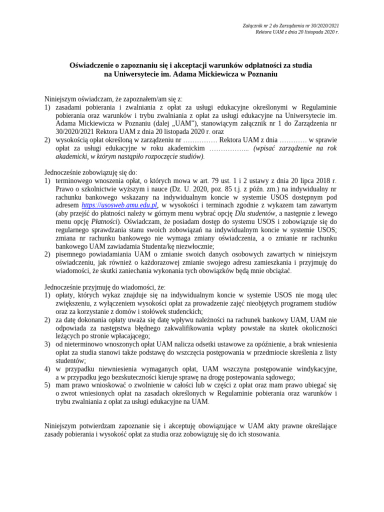 Zal. NR 2 - Oswiadczenie | PDF