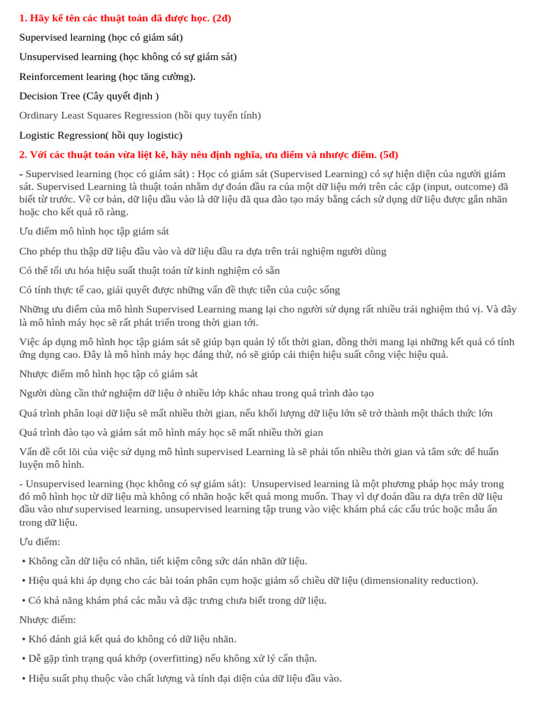 bài tập elearning | PDF