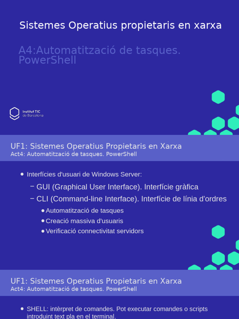 UF1Act4 - Powershell | PDF