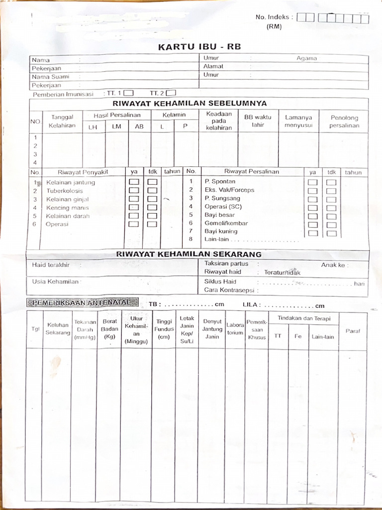 Portogram Bidan Bu Royani | PDF