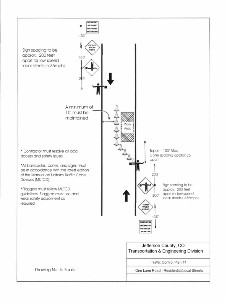 Sample-Traffic-Control-Plans-PDF 2 | PDF
