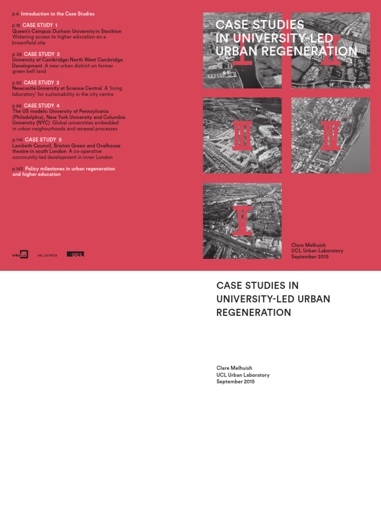 Case Studies in University-Led Urban Regeneration | PDF | University | Innovation