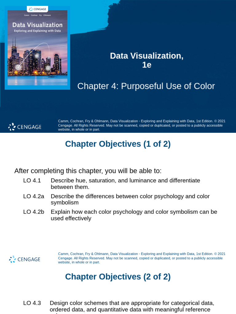 DataViz_1e_Ch04_PowerPoint 2 | PDF | Color | Hue