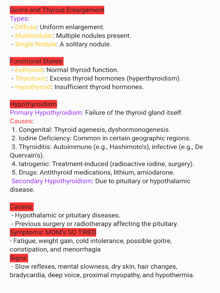 Thyroid Disorders | PDF