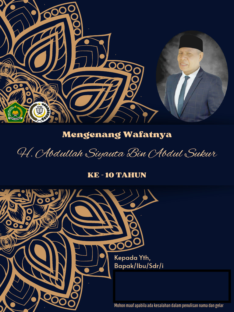 Undangan Haul Asli | PDF