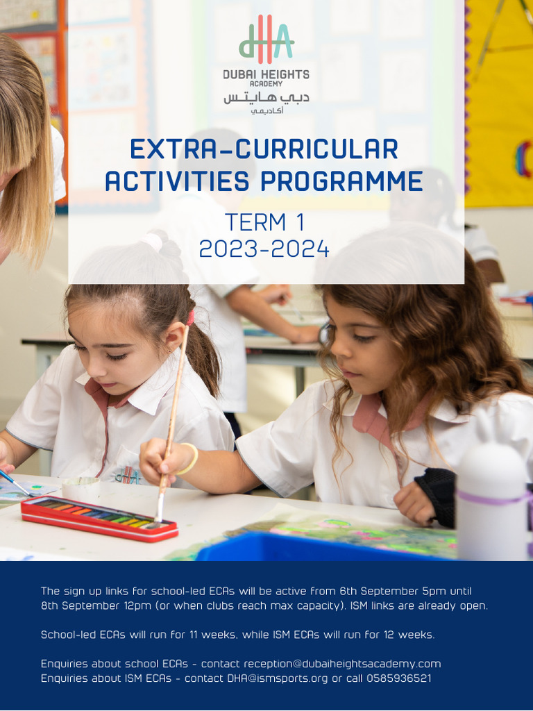 ECA Programme - Term 1 2023-2024 | PDF | Brazilian Jiu Jitsu | Jujutsu