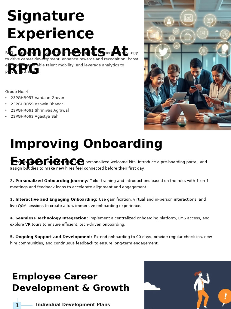 Signature Experience at RPG | PDF | Employment | Organizational Behavior