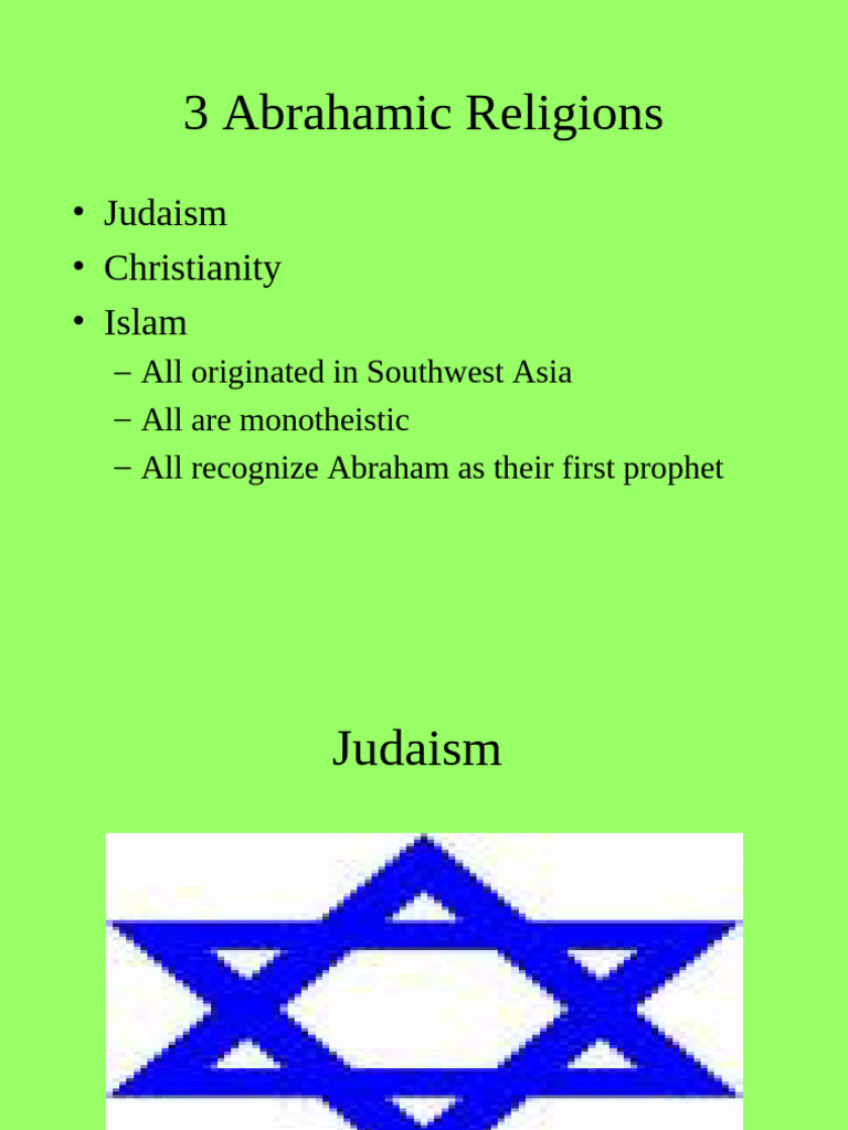 Overview of the Abrahamic Religions | PDF | Jesus | Quran