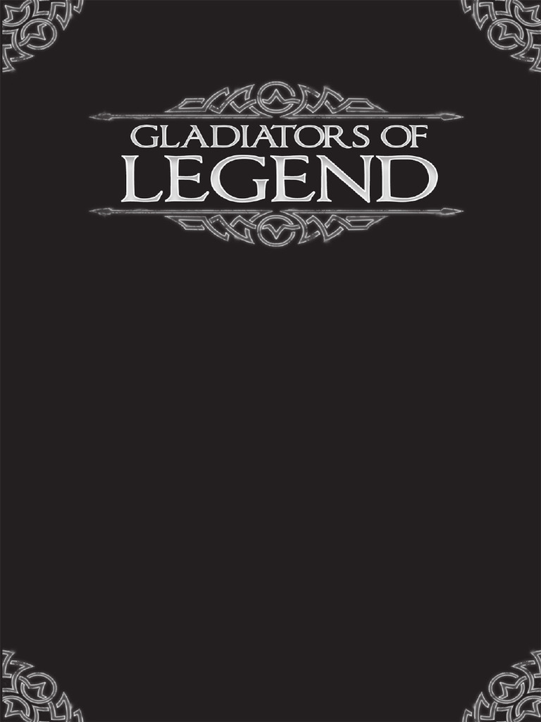 MGP8317 Gladiators of Legend | PDF | Gladiator | Magician (Fantasy)
