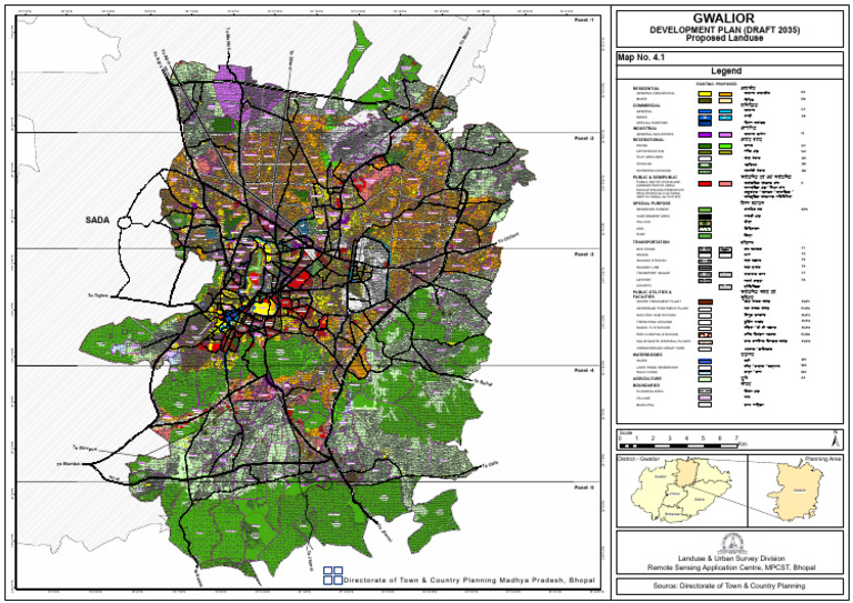 Gwalior Development Plan With Khasra | PDF