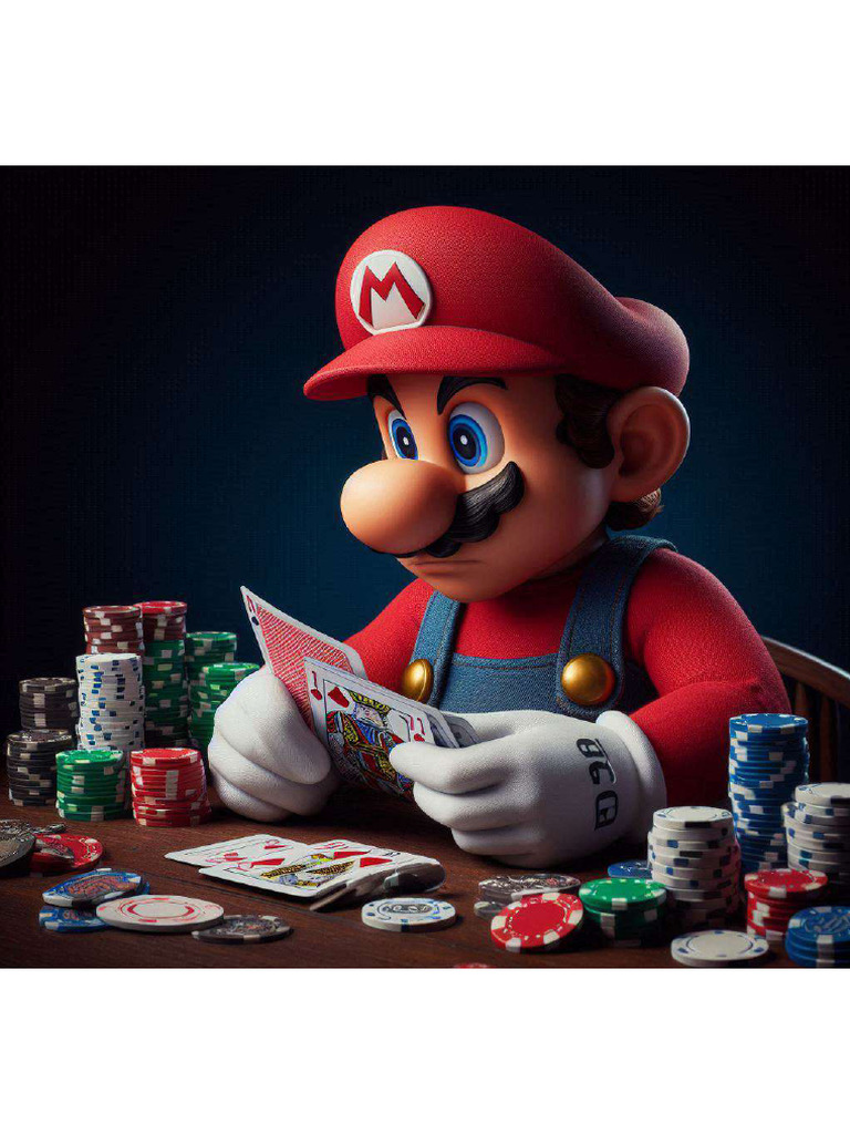 Mario Playing Poker in A Realistic Style | PDF