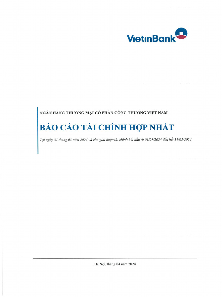 BCTC+Hop+Nhat+Quy+1 2024 | PDF