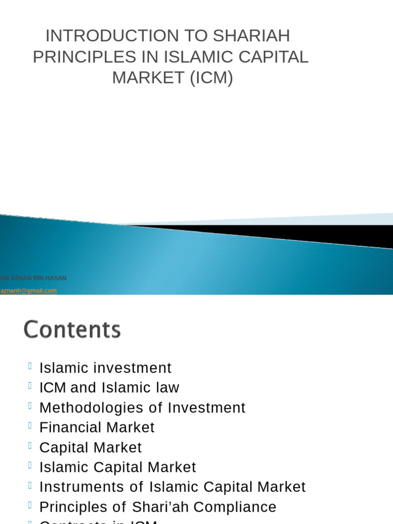 Islamic Capital Market 2 | PDF | Islamic Banking And Finance ...