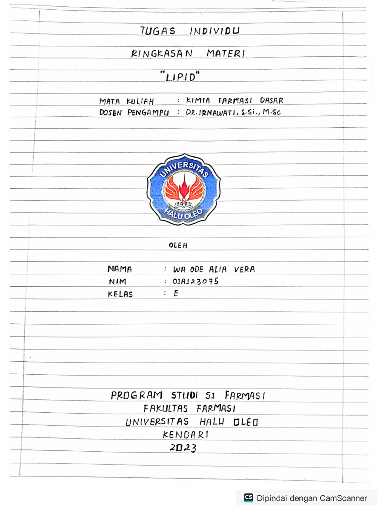 Catatan Alia - Lipid | PDF