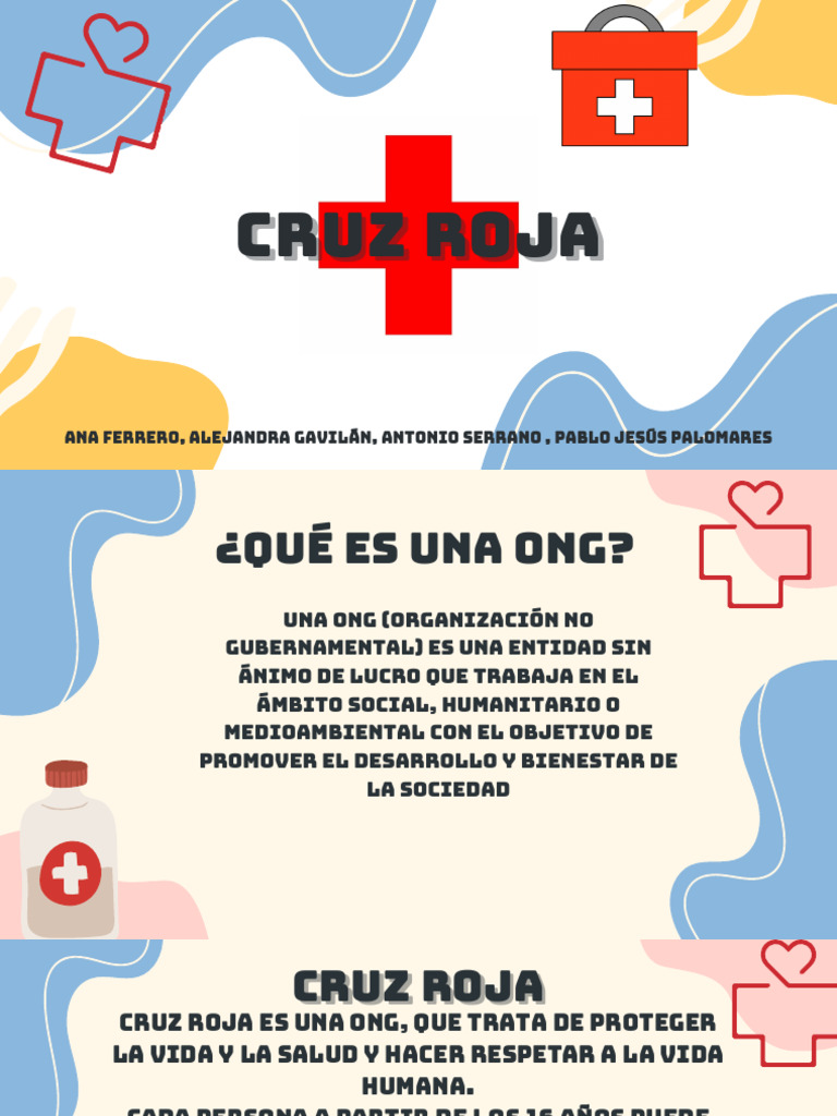 Cruz Roja: ONG Humanitaria Global | PDF | Organización no gubernamental ...