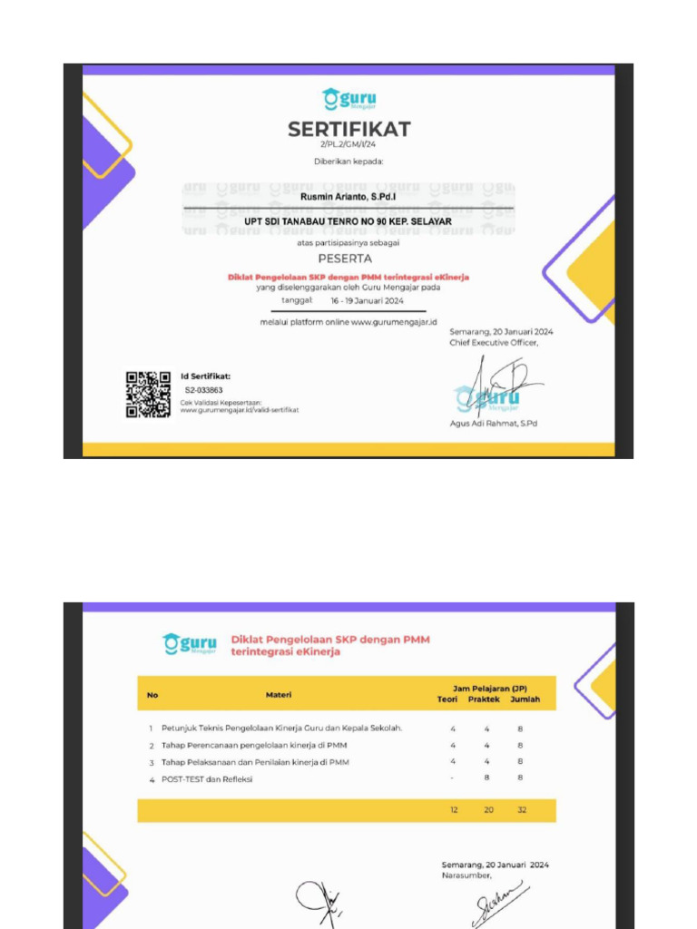 sertifikat 32 jp | PDF