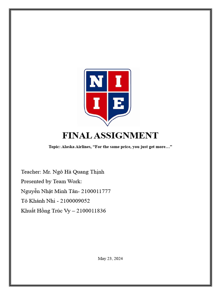 FINAL ASSIGNMENT | PDF | Airlines | Global Positioning System