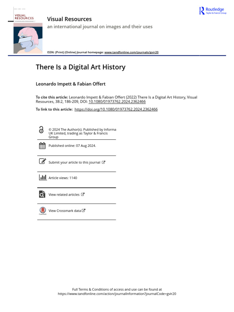 There Is a Digital Art History | PDF | Artificial Intelligence ...