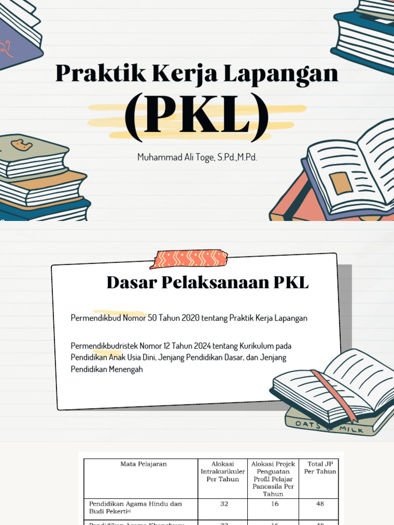 Panduan Praktik Kerja Lapangan PKL | PDF