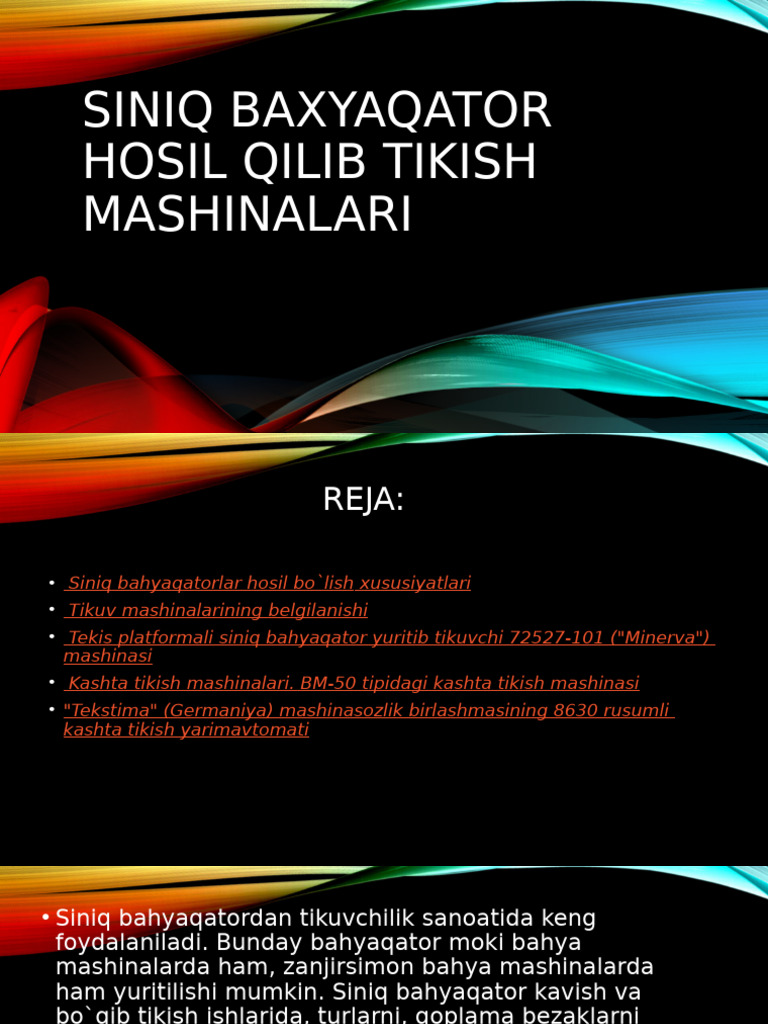 6-Mavzu TBIChJ | PDF