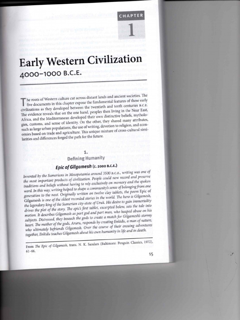 Epic of Gilgamesh | PDF