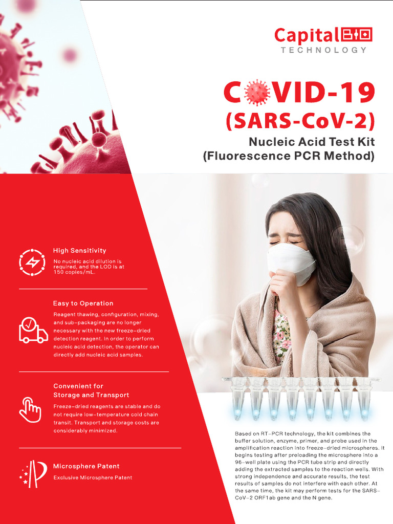 SARS-CoV-2 Nucleic Acid Testing Kit Brochure (PCR Method) | PDF