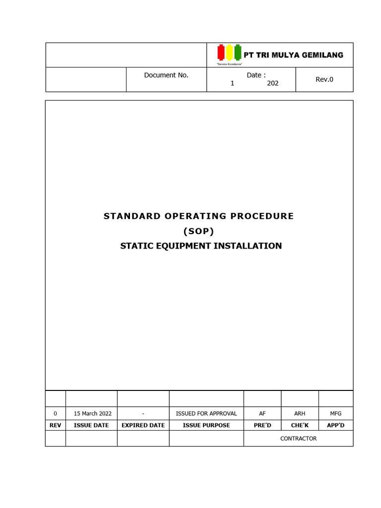 11.5 Static - Eqp - Proc010 - Ok | PDF