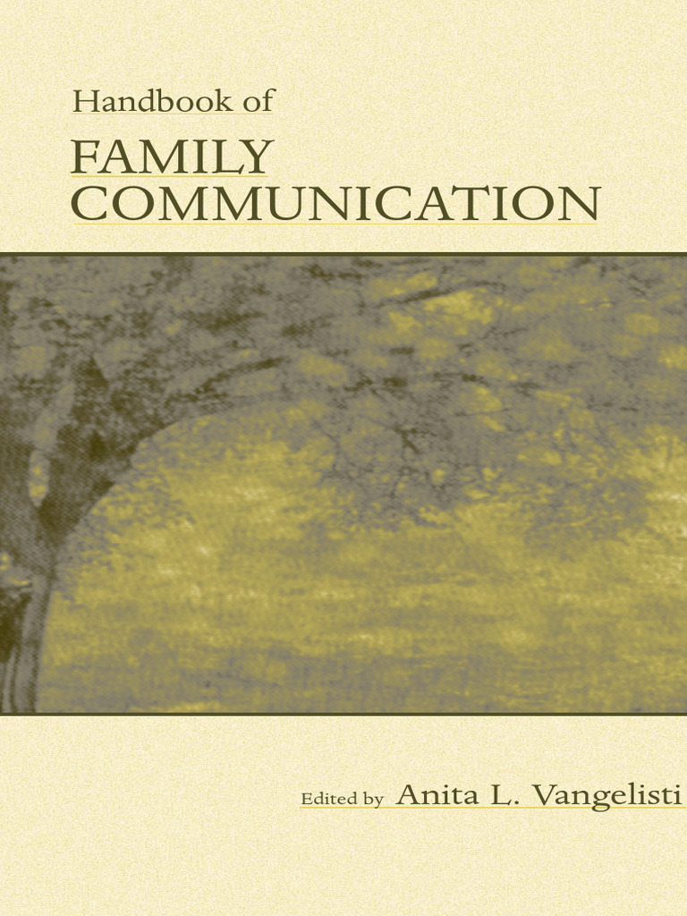 Handbook of Family Communication | PDF | Family | Communication