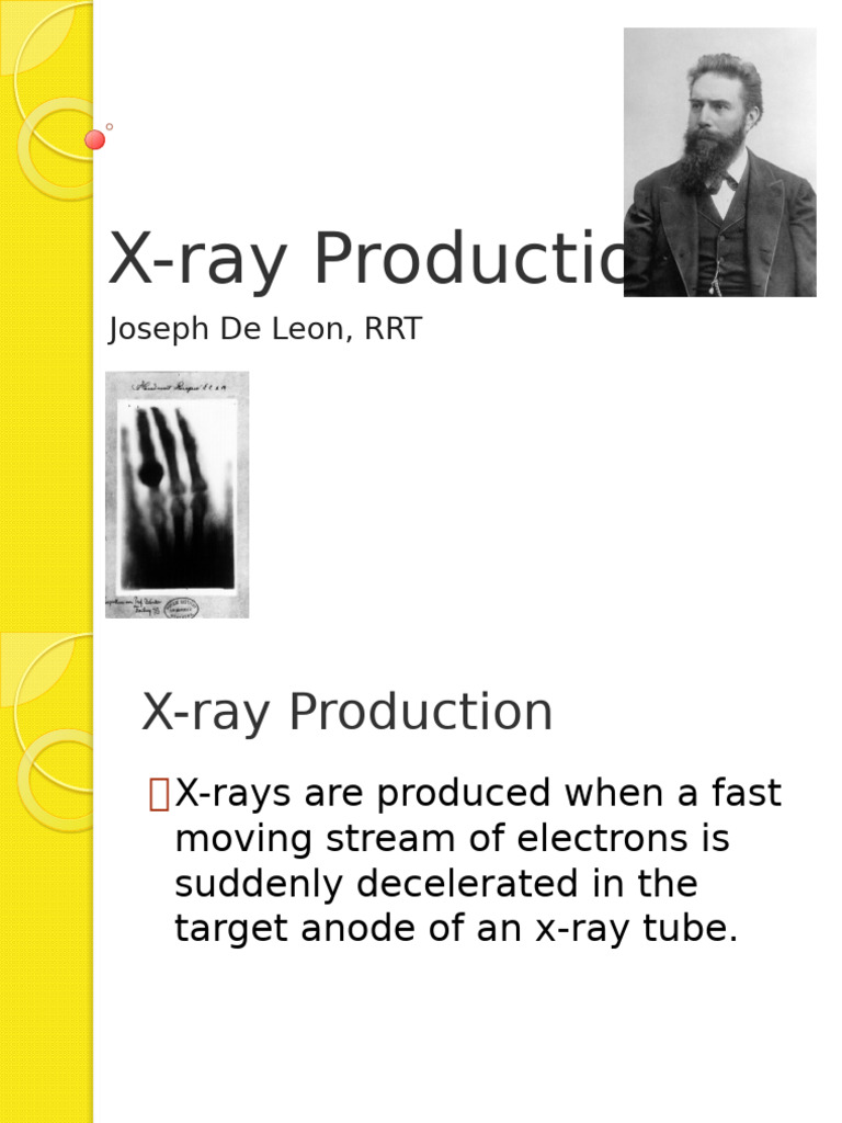 X Ray Production | PDF | Electron | Vacuum Tube