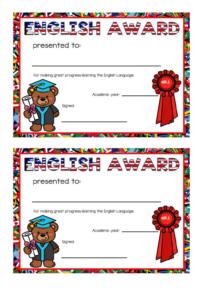 English Award | PDF
