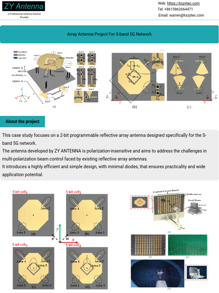 2-Bit Programmable Reflective Array Antenna Case | PDF | Antenna (Radio ...