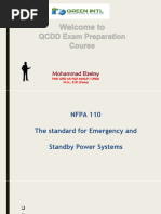 Nfpa 110 | PDF | Specification (Technical Standard) | Electric Generator