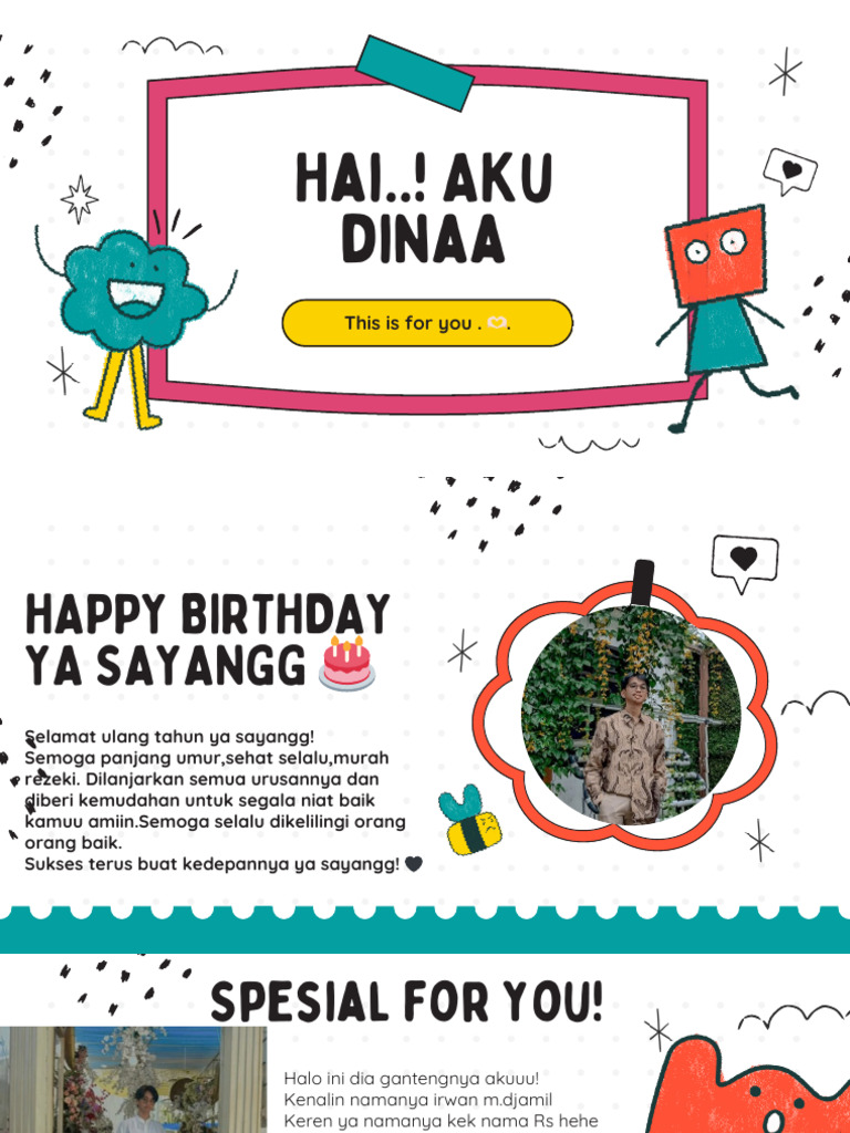 Warna-Warni Ilustrasi Doodle Lucu Presentasi Pengenalan Diri - 20240707 - 202159 - 0000 | PDF