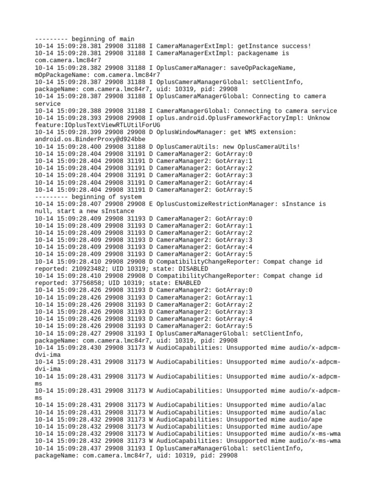 Log Cat 1728893368321 | PDF | Computer Programming | Software Engineering