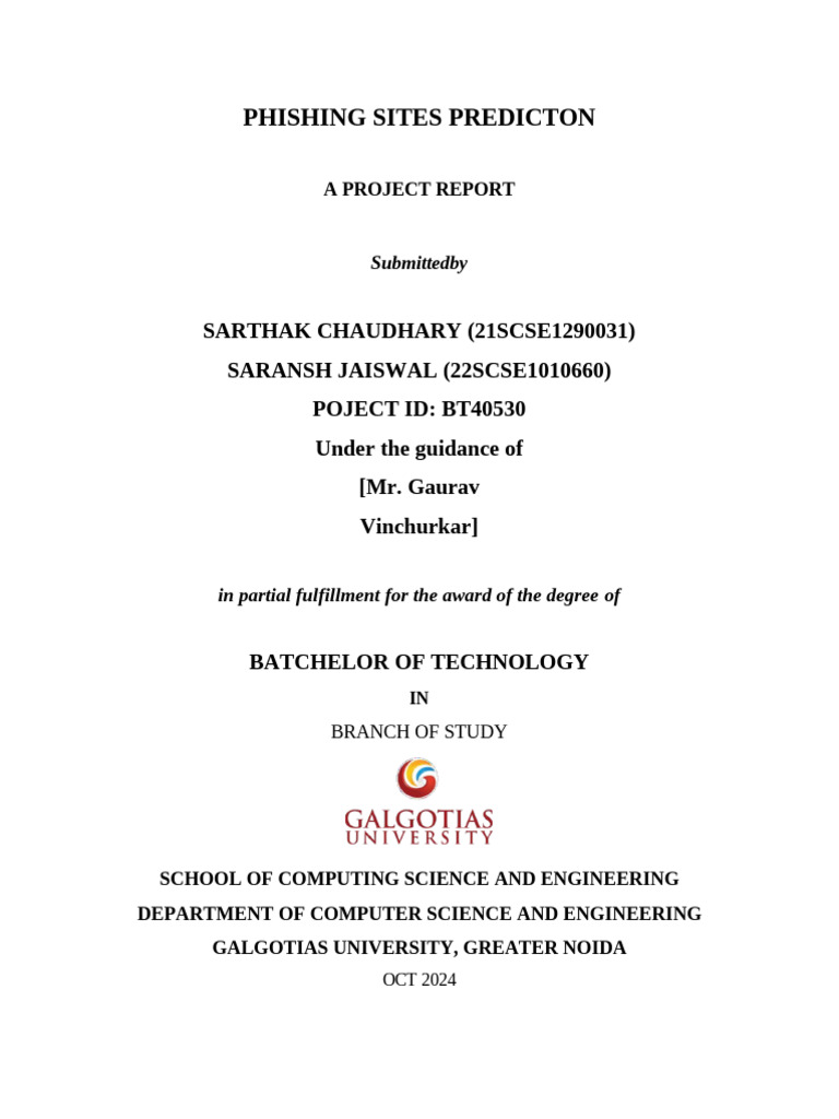 midterm project report | PDF | Phishing | Machine Learning