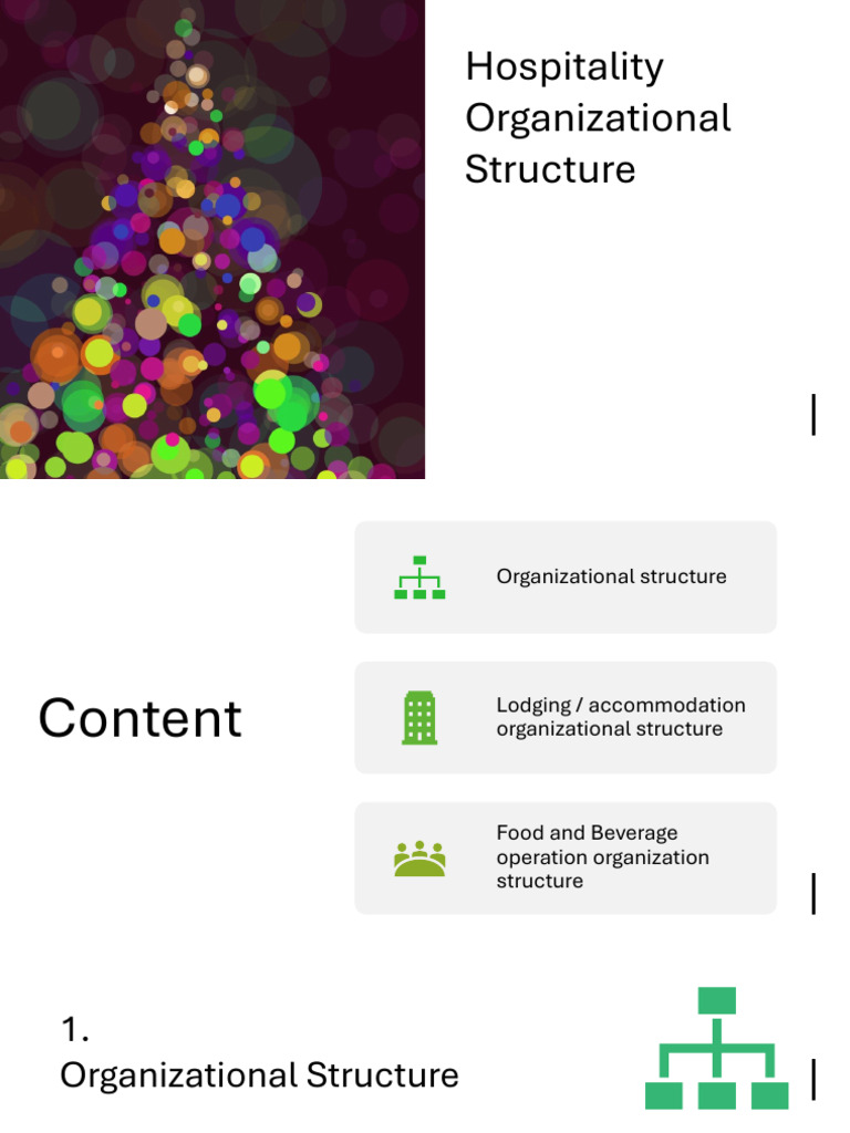 Hospitality Organizational Structure Guide | PDF | Organizational ...
