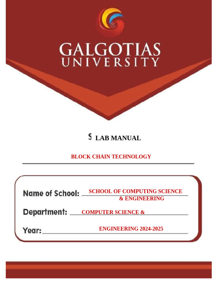 block chain lab manual | PDF | Exponential Function | Computer Programming