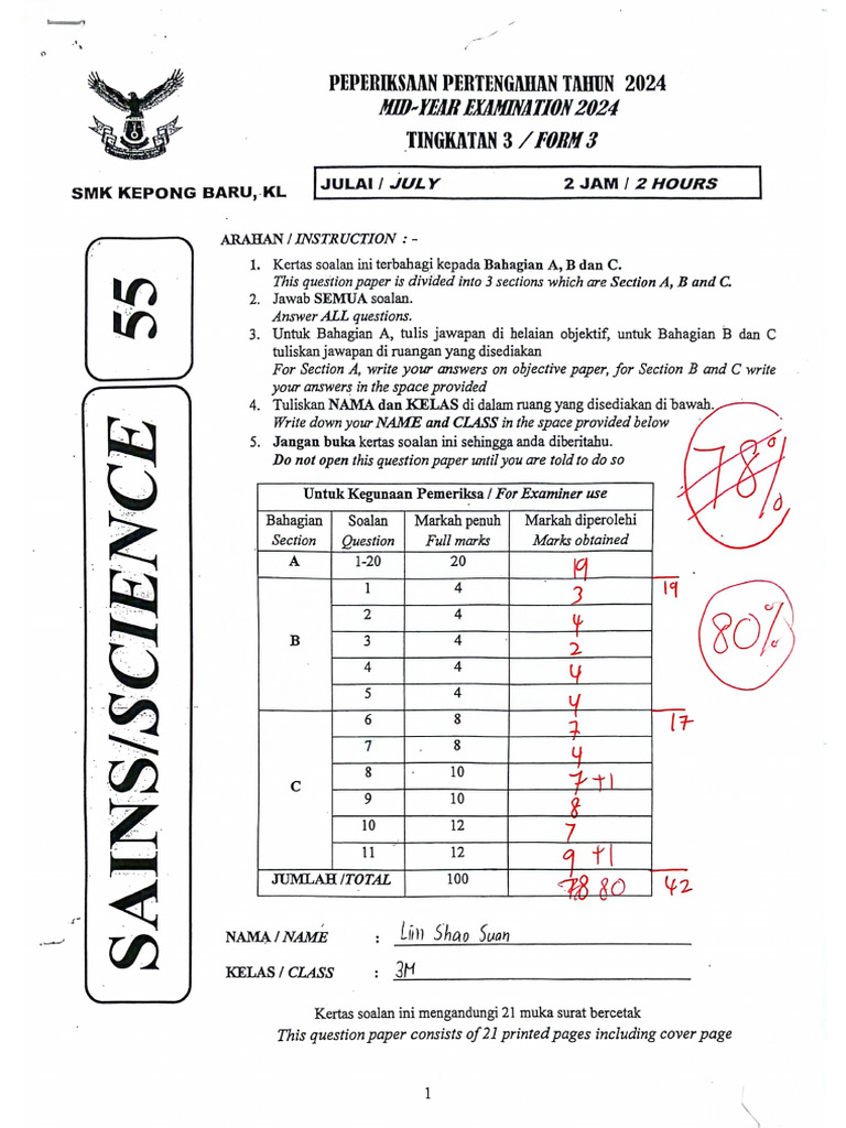 Smkkb Midyear Sn f3 | PDF
