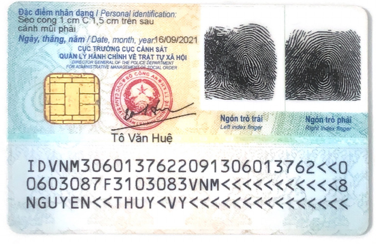 Cccd Mặt Sau | PDF