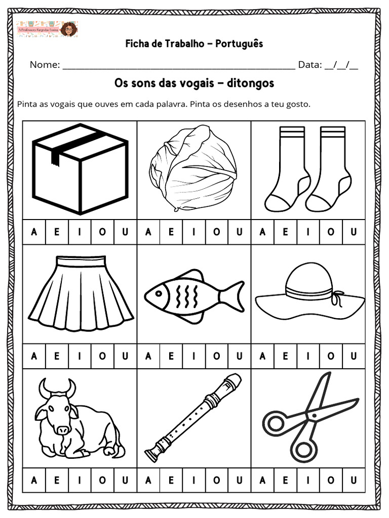 Os Sons Das Vogais - Os Ditongos | PDF