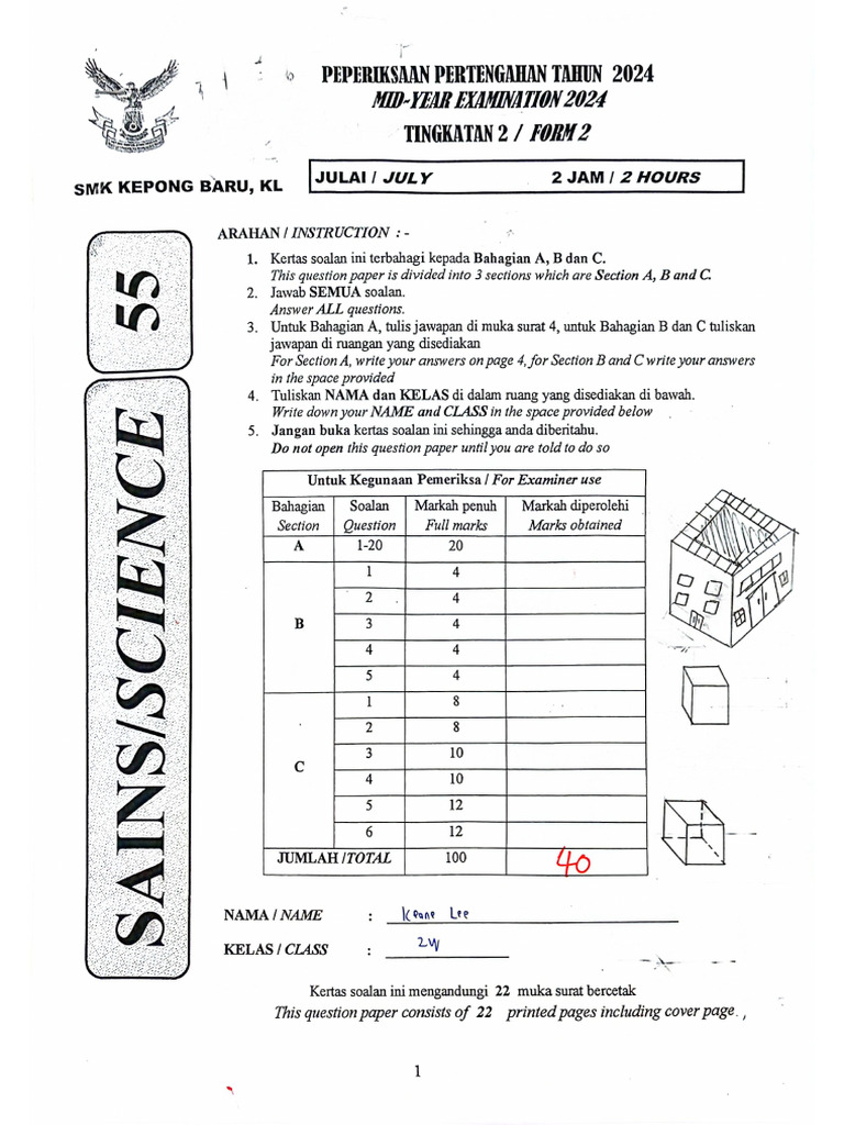 SMKKB Midyear SN f2 | PDF