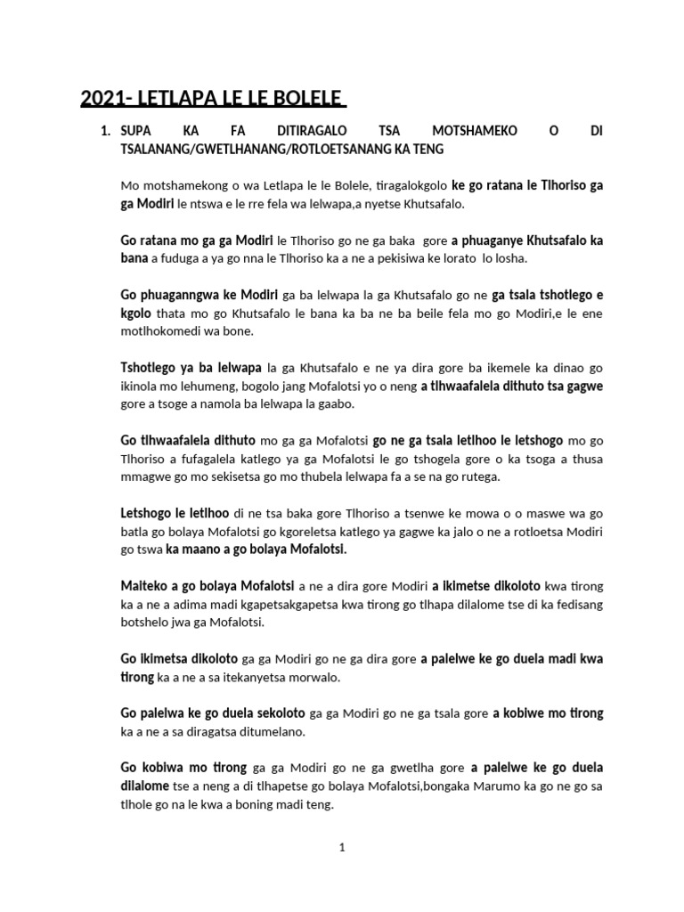 Letlapa - Newest Naiko Le Base | PDF