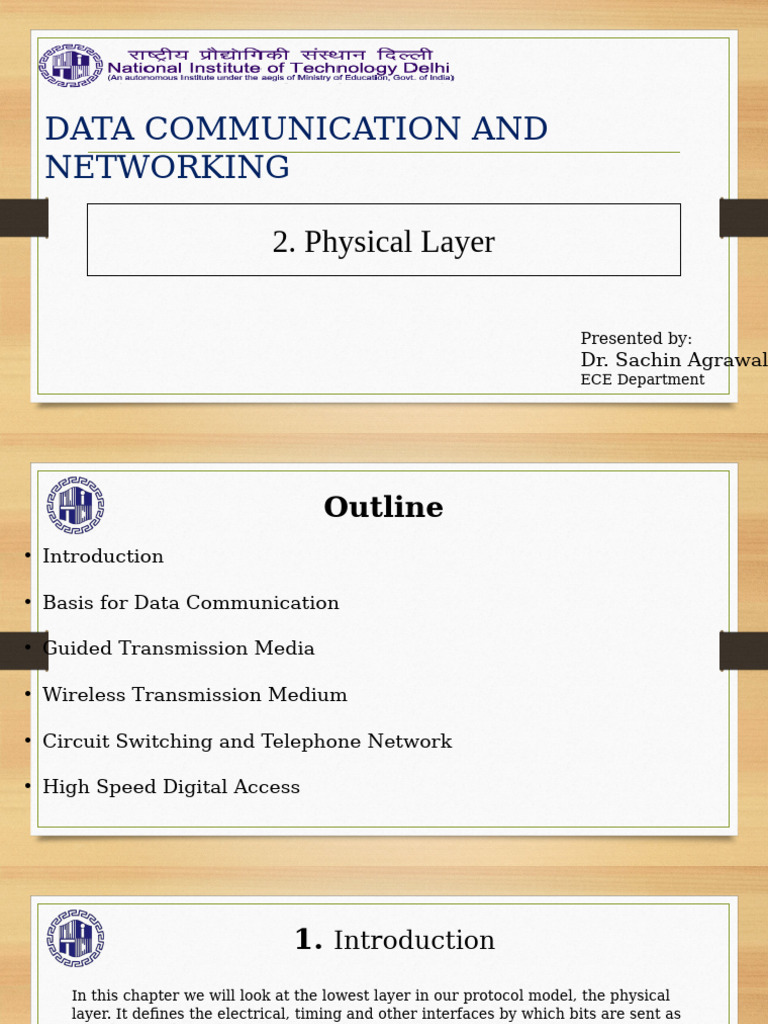 Data Comm Chap 2 | PDF | Transmission Medium | Optical Fiber