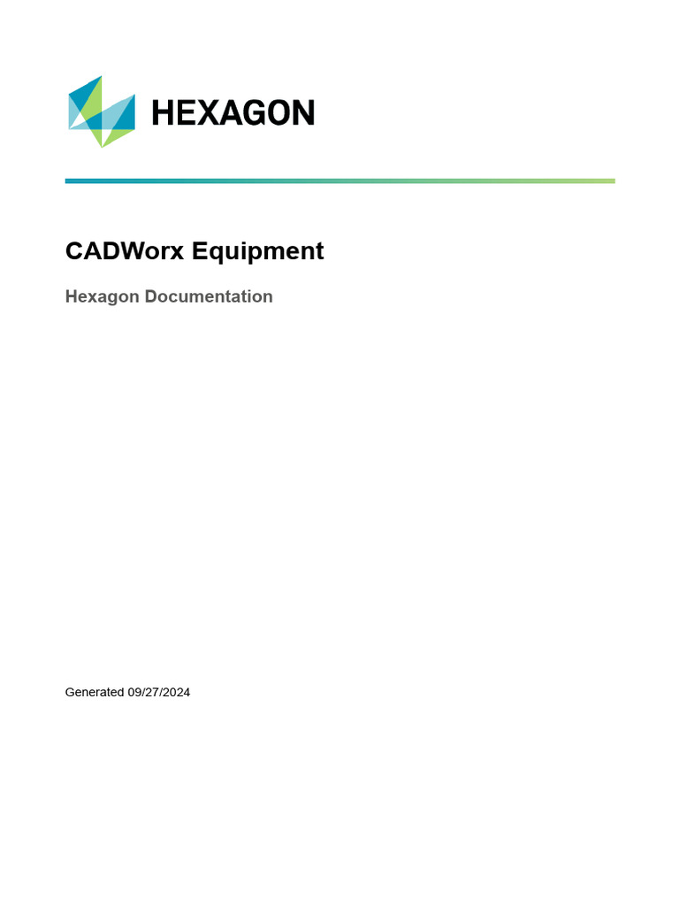 CADWorx Equipment | PDF | Computer File | Pipe (Fluid Conveyance)
