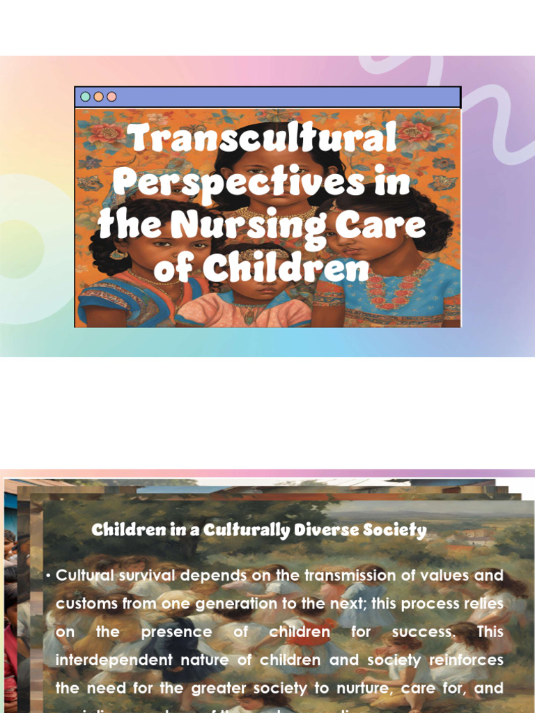 Transcultural Nursing in Child Care | PDF | International Labour ...