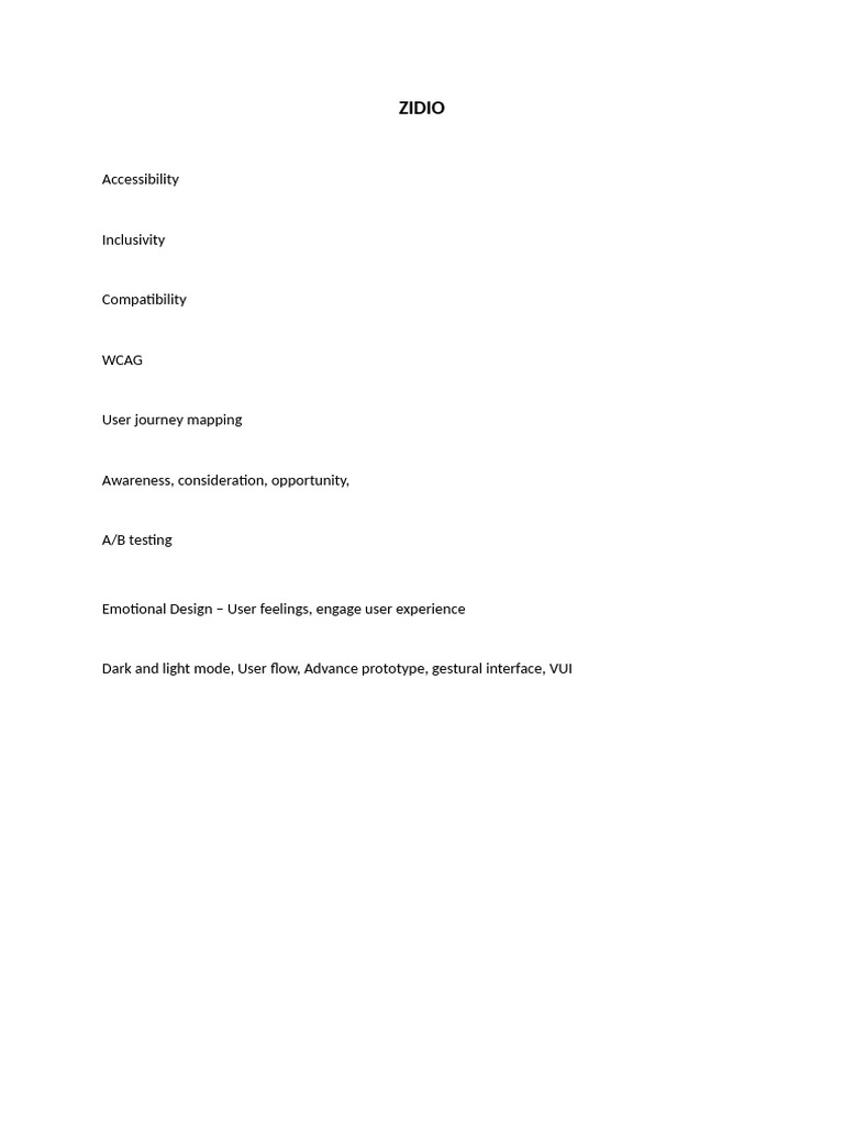 Zidio Work Bending | PDF