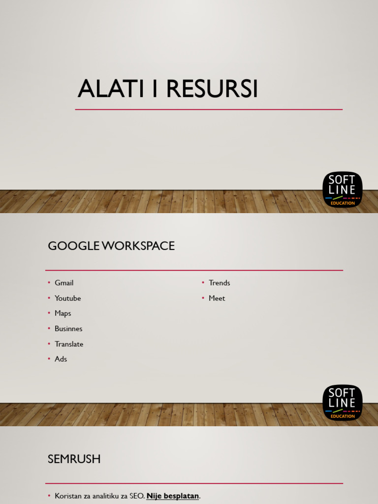 Alati I Resursi | PDF